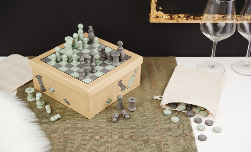 Schachspiel und Dame - VBS Hobby
