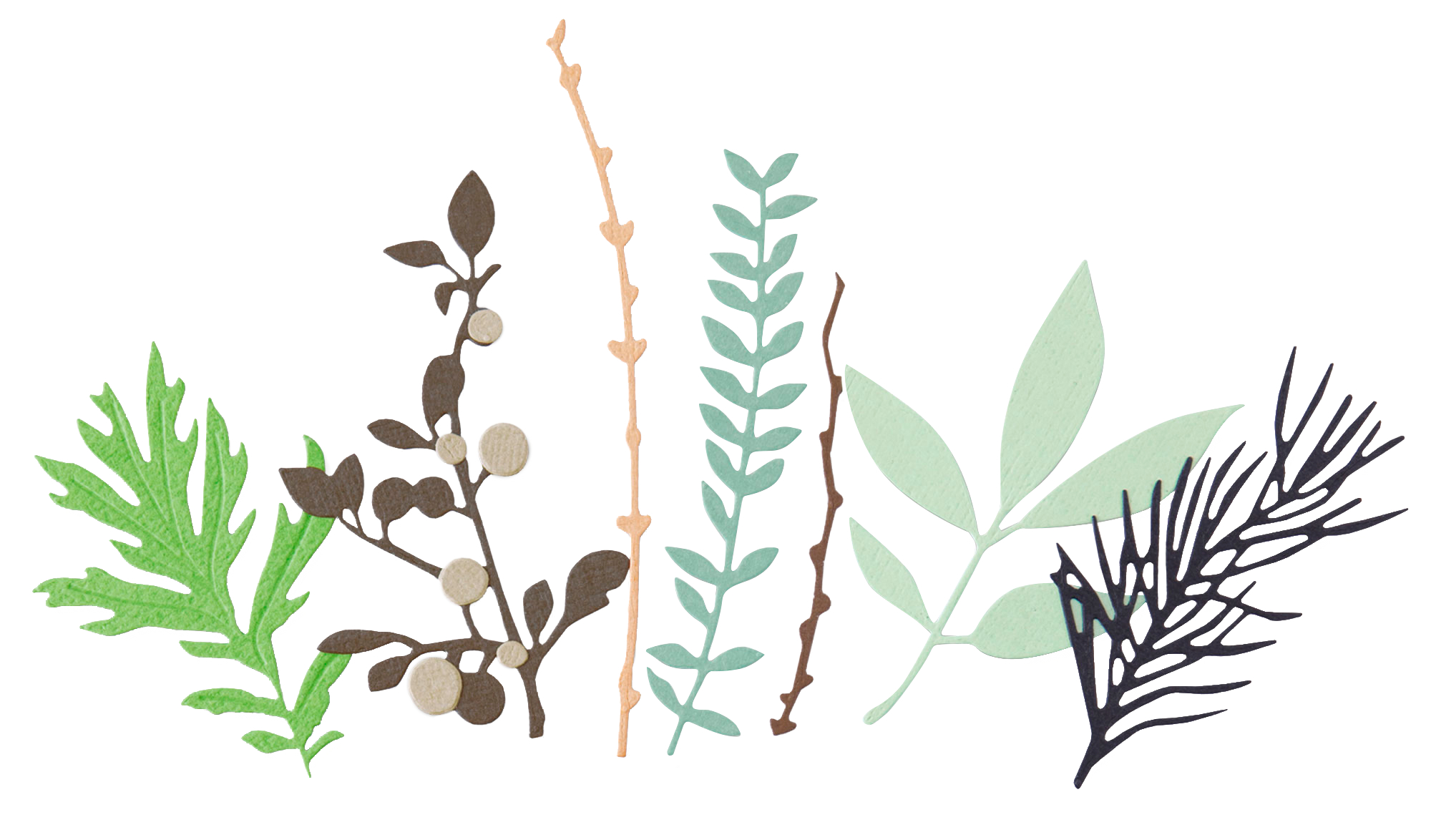 Sizzix Thinlits Stanzschablone "Hidden Leaves" - VBS Hobby