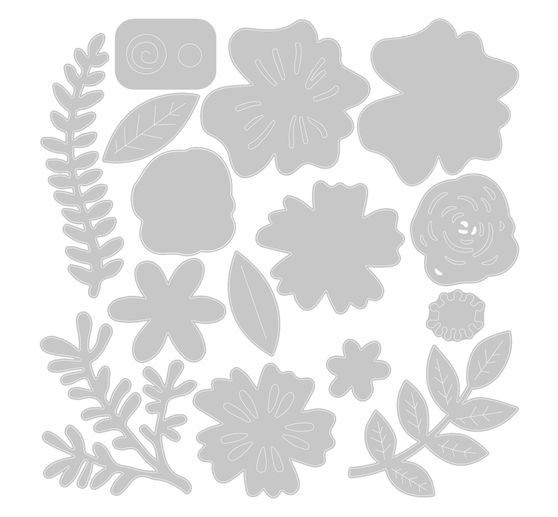 Sizzix Thinlits Stanzschablone "Floral Cluster" | VBS Hobby Bastelshop