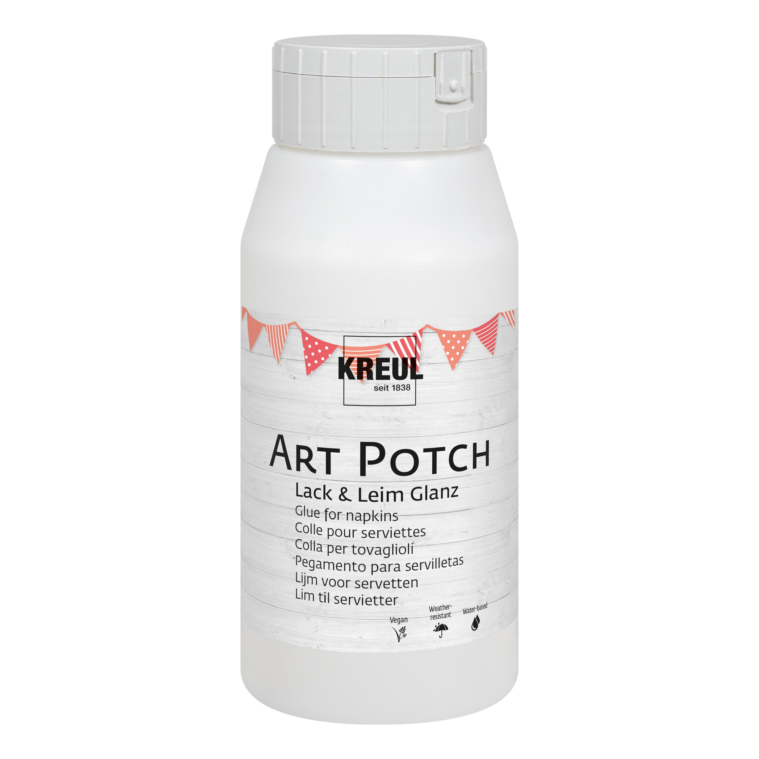 KREUL Art Potch Lack & Leim "Glänzend", 797 g / 750 ml - VBS Hobby