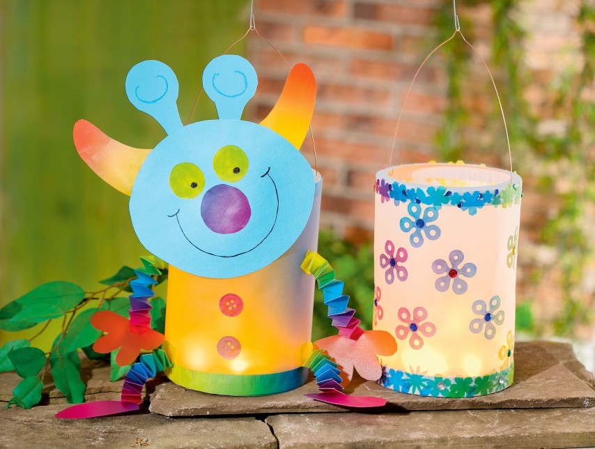 Anleitung für farbenfrohe Laternen | VBS Hobby Bastelshop Anleitung für farbenfrohe Laternen | VBS Hobby Bastelshop